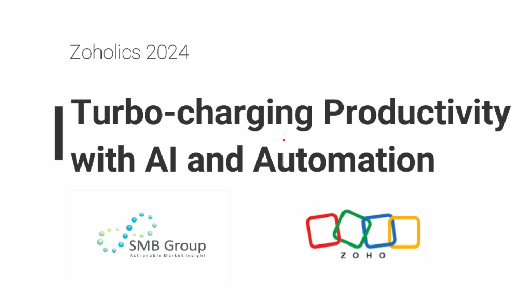Turbo-charging Productivity with AI and Automation - SMB Group